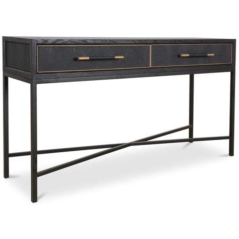 Mako Console Table Black High Fashion Home