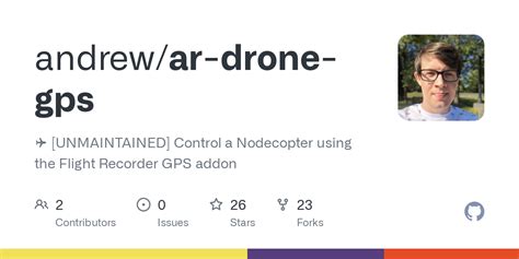 Github Andrewar Drone Gps Unmaintained Control A Nodecopter Using