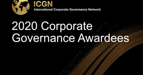 2020 Icgn Corporate Governance Awardees Icgn
