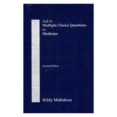 Aid To Multiple Choice Questions In Medicine Sri Lanka Medical Association