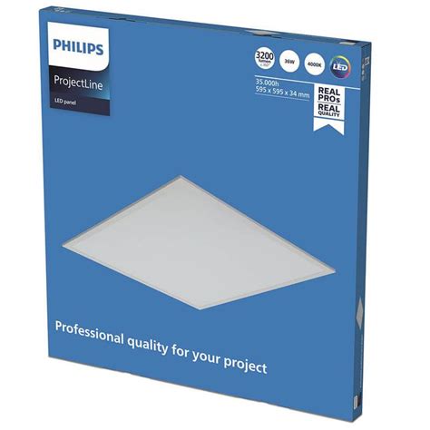 Panel Led 36w De 60 X 60cm De Philips Projectline