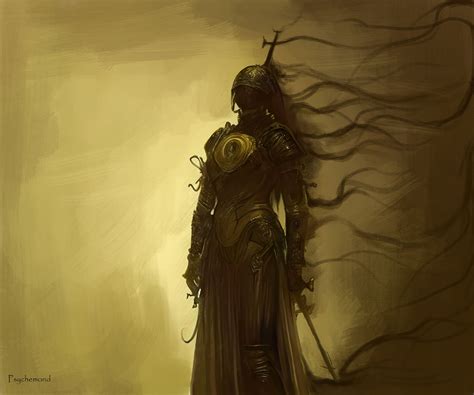 Artstation The Knight On The Verge Of Life And Death