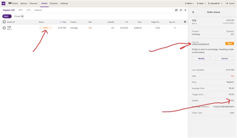 bug ioc limit order on bse developer api upstox community
