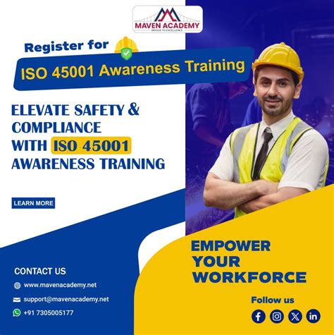 Maven Academy On Linkedin Iso45001 Awarenesstraining