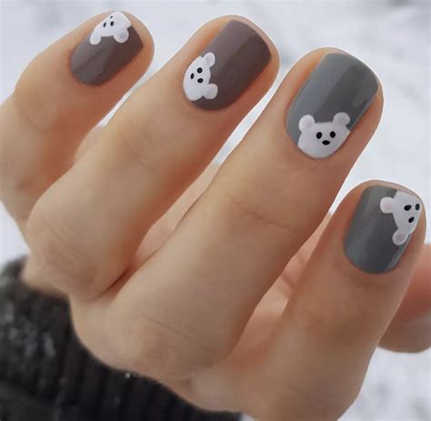 32 Manicures That Look Great On Shorter Nails Akrylnegledesign
