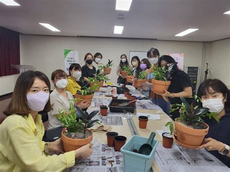 ♥ 사회복지종사자 힐링교육 ♡플라워 테라피♡ 1기10명 2회차 진행 ♥ 사진·영상갤러리 제천복지재단