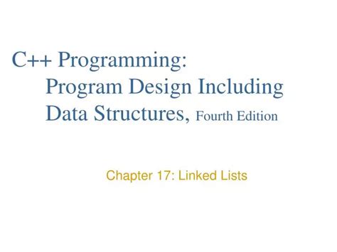 Ppt C Programming Program Design Including Data Structures Fourth Edition Powerpoint