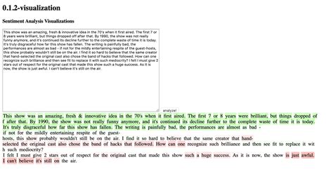 Github Mlh Fellowship012 Sentiment Analysis Visualization Machine Learning Web Application