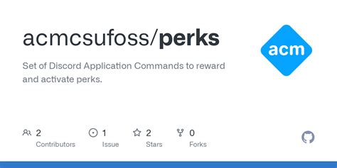 github acmcsufoss perks set of discord application commands to