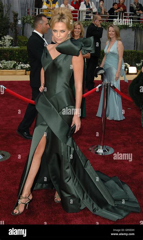 Academy Awards Oscars Kodak Theatre Charlize Theron Wearing A