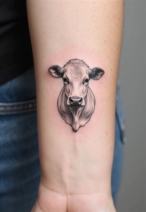 50 Cow Tattoo Designs With Fun And Unique Symbolism Tattoo Radar
