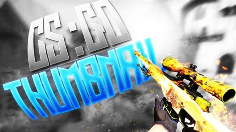 Cs Go Thumbnail Speedart Youtube