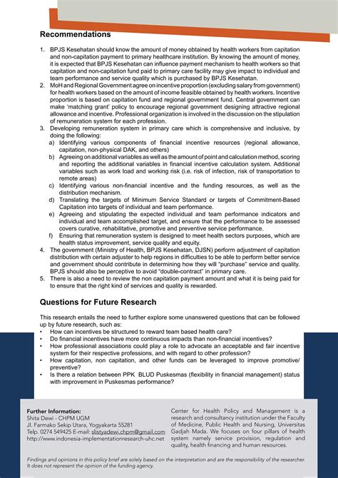 Strengthening Primary Care Through Performance Based Incentive System