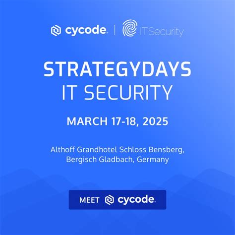 Aspm Developersecurity Appsec Applicationsecurity Cologne Cycode