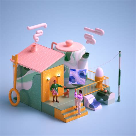 Tiny Worlds Behance