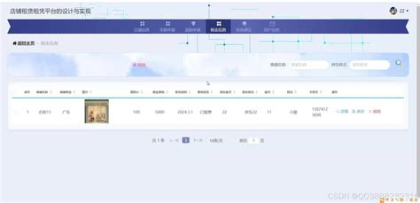 基于springboot店铺租赁租凭平台系统 Csdn博客