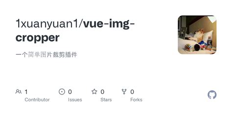 GitHub xuanyuan vue img cropper 一个简单图片裁剪插件