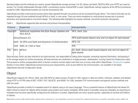 Data Services Dell Objectscale Overview And Architecture Dell Technologies Info Hub