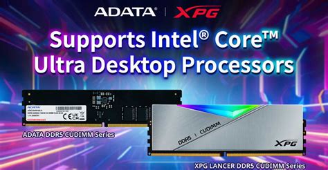 Adata готовит модули памяти Ddr5 Cudimm со скоростью до 9200 МТ с