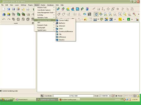 Geoprocessing In Qgis Pptx Geography Science