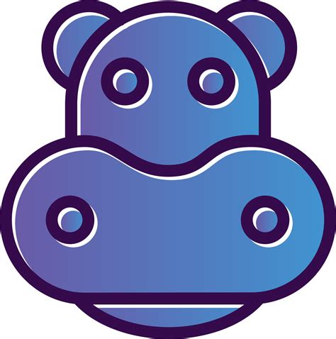 Hippo Vector Icon Design 20913786 Vector Art At Vecteezy
