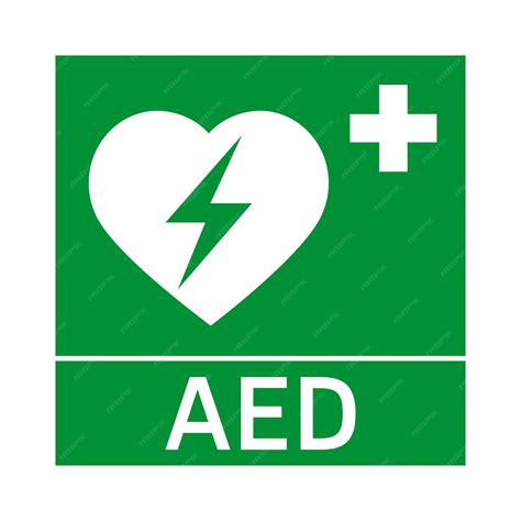 Premium Vector Aed Emergency Defibrillator Aed Icon
