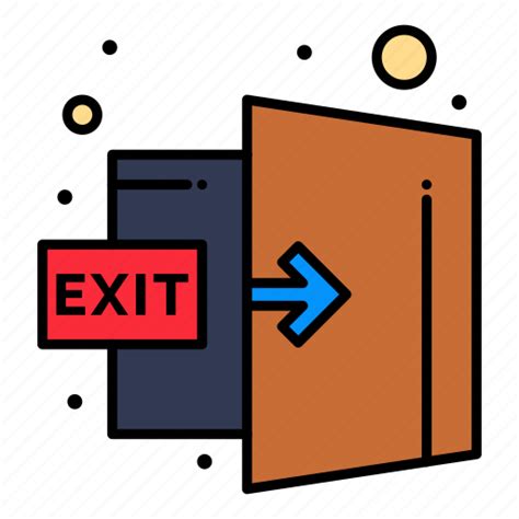 Door Exit Logout Out Icon