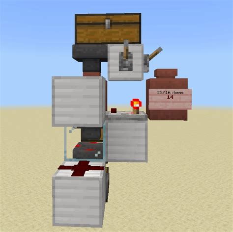 A Nifty Item Sorter That Sorts Stackables From Unstacables Using Decor Pots R Redstone