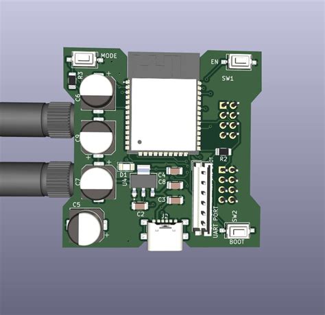 Iot Embeddedsystems Pcbdesign Esp32 Nrf24l01 Wirelesstech