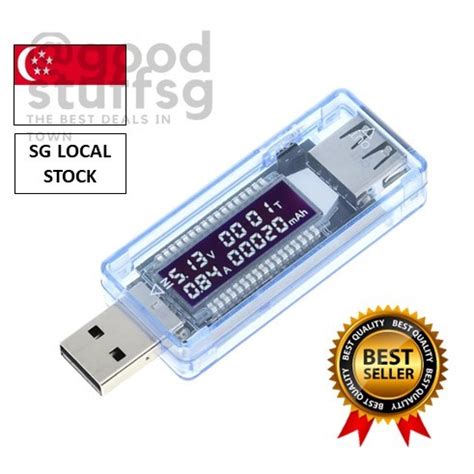 Sg Free Usb Current Voltage Capacity Tester Volt Current Voltage