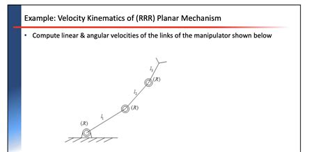 Compute Linear And Angular Velocities Of The Links