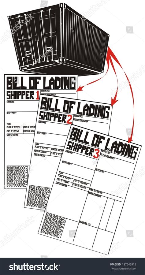 Less Than Container Load Lcl Shipment Stock Vector Royalty Free 187646912 Shutterstock