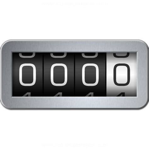 Iconexperience V Collection Odometer Icon