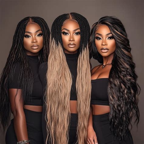 Beauty Portrait Of African American Girls Beautiful Hair Beautiful