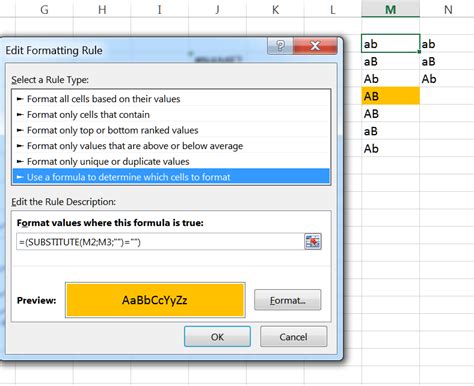 Conditional Formatting Case Sensitive Highlighting Of Duplicate Cells