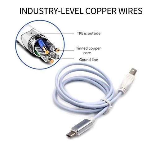 Midi Usb Type B To Micro Usb Cable Connector Cable Grandado