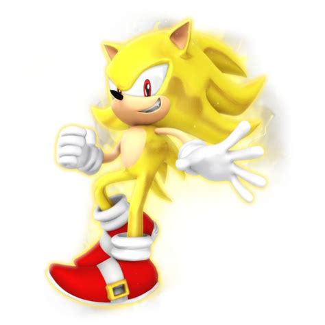 Dreamcast Super Sonic Render By Nibroc Rock Sonic Sonic Adventure