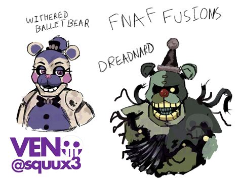 Made Some Fusion Animatronics Based On A Few Of My Faves [oc] R Fivenightsatfreddys