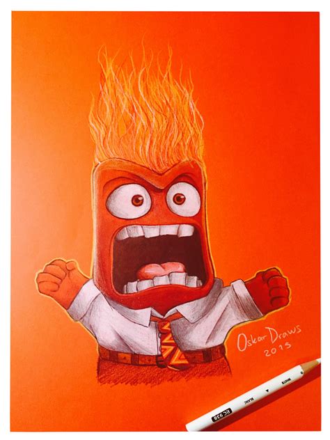 Anger INSIDE OUT By Oskar Draws On DeviantArt