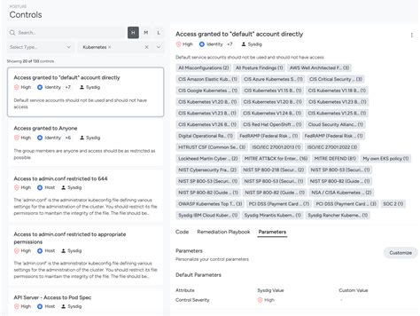 Posture Controls Sysdig Docs