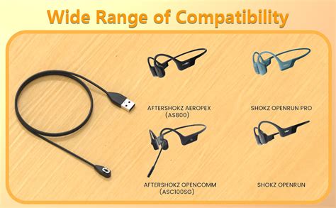 Haiyistar 2 Pack Charging Cable Compatible With Shokz Usb
