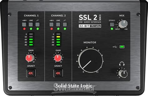 Solid State Logic Ssl 2 Mkii 2 X 2 Usb C Audio Interface Sweetwater