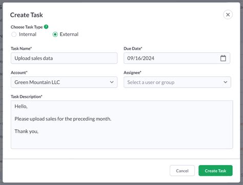 Tracking Internal And External Tasks In Green Check