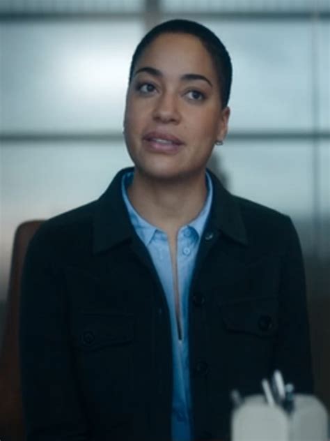 Cush Jumbo Criminal Record Black Jacket J4jacket