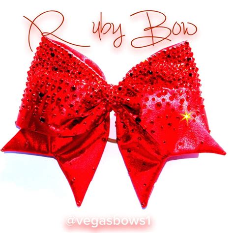 Ruby Bow Etsy