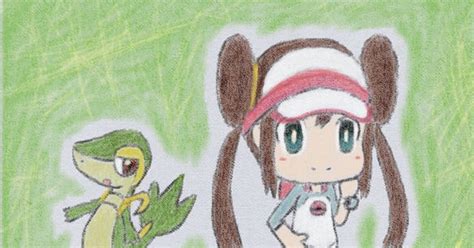 ポケモン メイとツタージャ モノクロシロのイラスト Pixiv