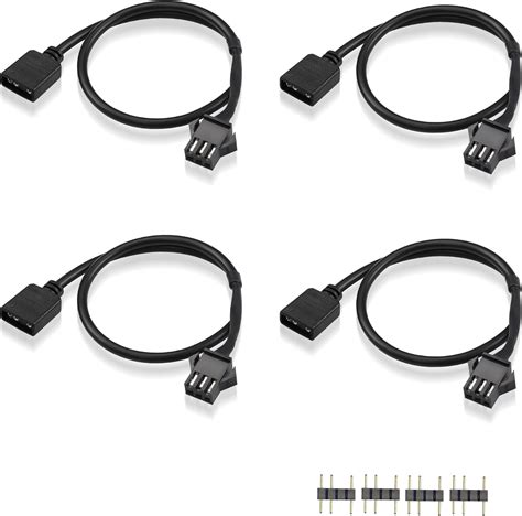Gintooyun Rgb Extension Cable 3 Pin To Sm 3pin Female Argb
