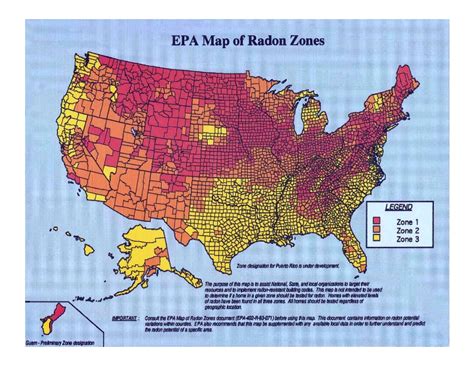 Us Radon Zonemapcolor Twinsprings Research Institute