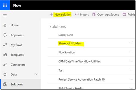 Creating Custom Folder Structure For Sharepoint Integration Using Flows
