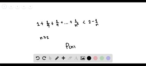 ⏩solved Use Mathematical Induction To Prove The Inequalities In… Numerade